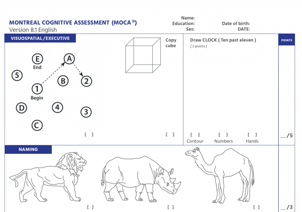 | Remote MoCA Testing